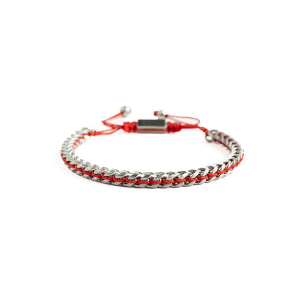 Stainless Steel & Red Thread Bracelet – Bracelets.Egypt.Worldwide